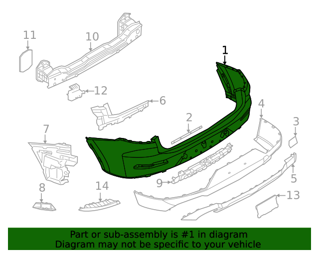 51-11-5-A41-F74 - Lower Cover - 2022-2023 BMW | Wholesale BMW