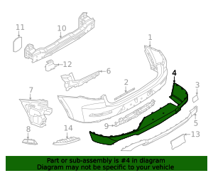 Genuine BMW 51-12-5-A41-F89 | Lower Cover | FREE Shipping on Most ...