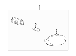 2001-2005 Hyundai Repeater Lamp 92303-3A000 | QuirkParts