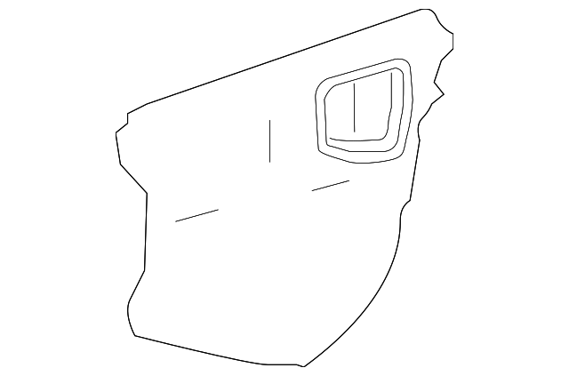 2004-2009 Toyota Prius Door Access Cover 67842-47030 | Toyota Parts