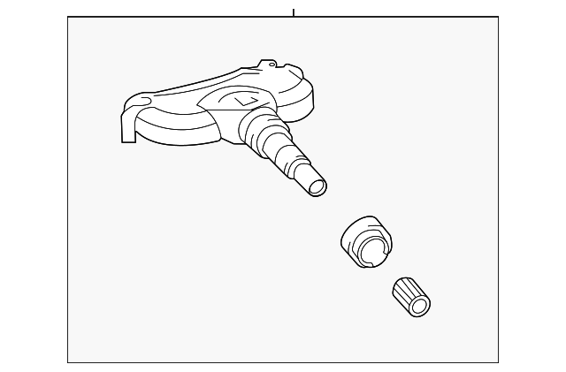 42607-0C091 - Tire Pressure Monitoring System Sensor - 2018-2024 Toyota ...