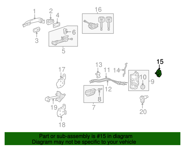 2005-2015 Toyota Tacoma Striker 69410-04020 | Toyota Parts