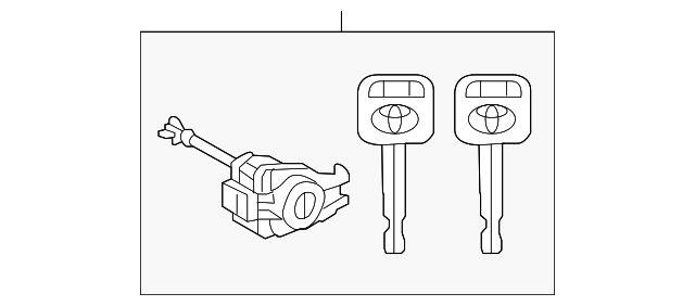2005-2015 Toyota Door Lock Cylinder 69052-04020 | OEM Parts Online