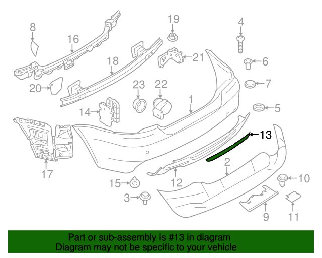 51128045456 - 2008-2013 BMW Insert Panel (51-12-8-045-456) | BMW of ...