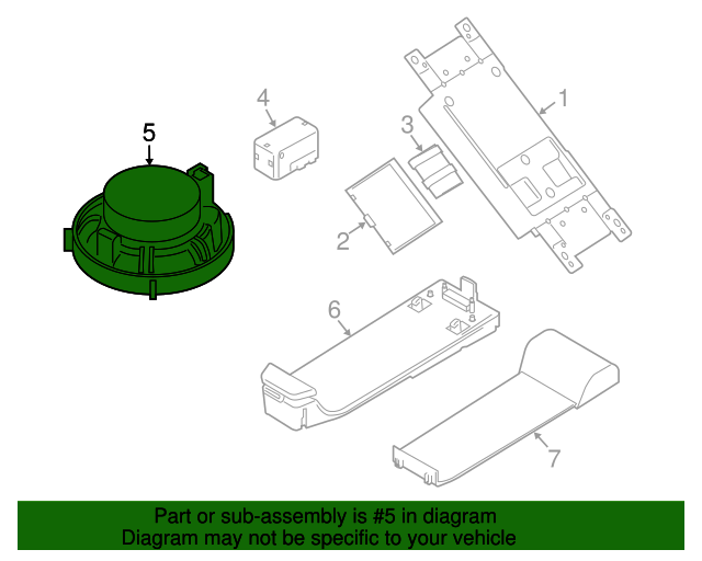 65-13-9-151-127 - Emergency speaker 2014-2024 Mini | AutoNation Parts