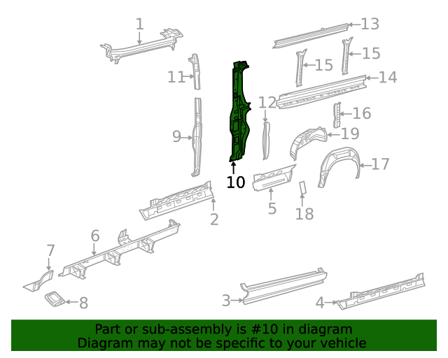 2014-2021 Ram Reinforce 68248936ab | TascaParts.com