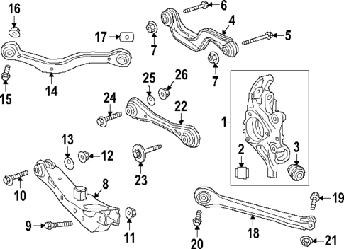 Rear Suspension for 2025 GMC Acadia | GMPartsDirect.com