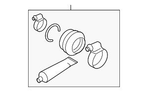 Genuine Outer Boot for 2016-2025 BMW | OEM Part# 31-60-8-657-723 | BMW ...