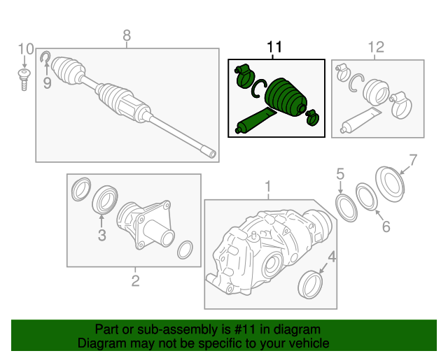 2016-2023 BMW Inner Boot 31-60-8-657-288 | BMW Parts Worldwide