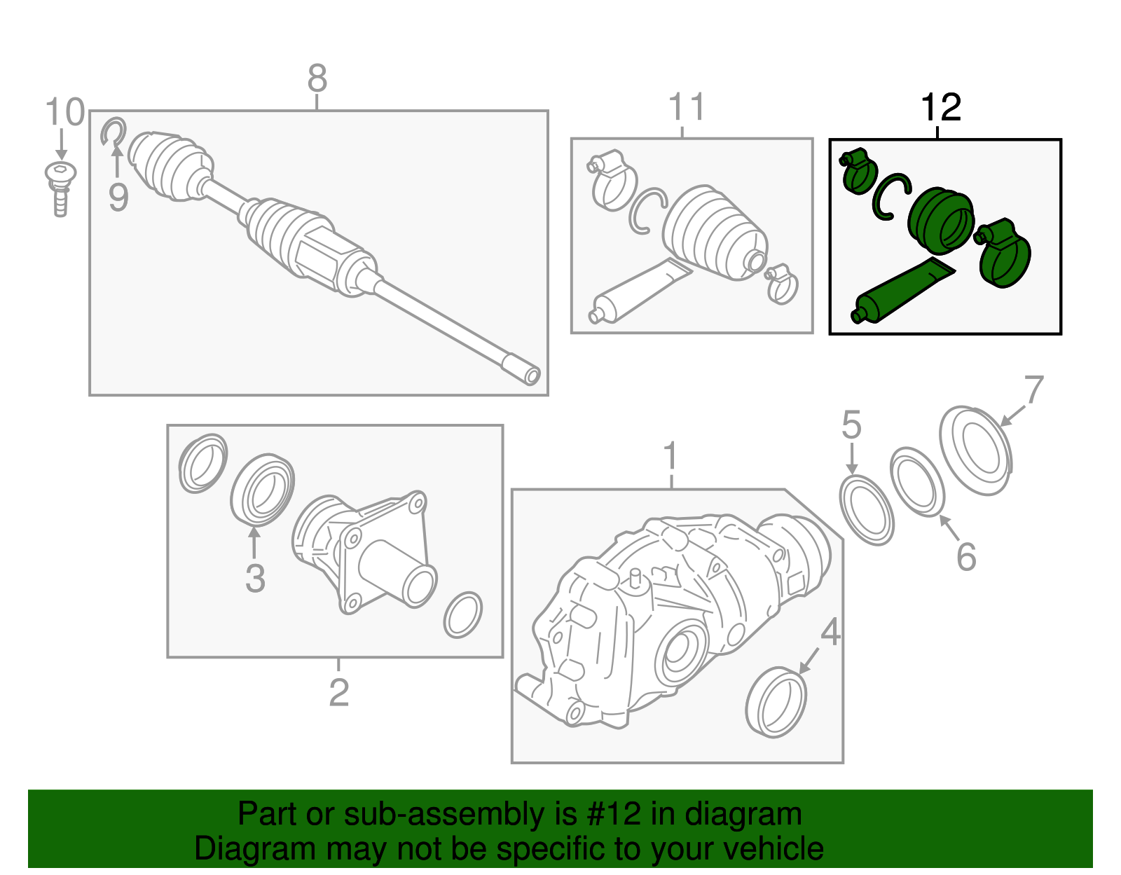 31-60-8-657-723 - Outer Boot 2016-2025 BMW | BMW Parts Warehouse