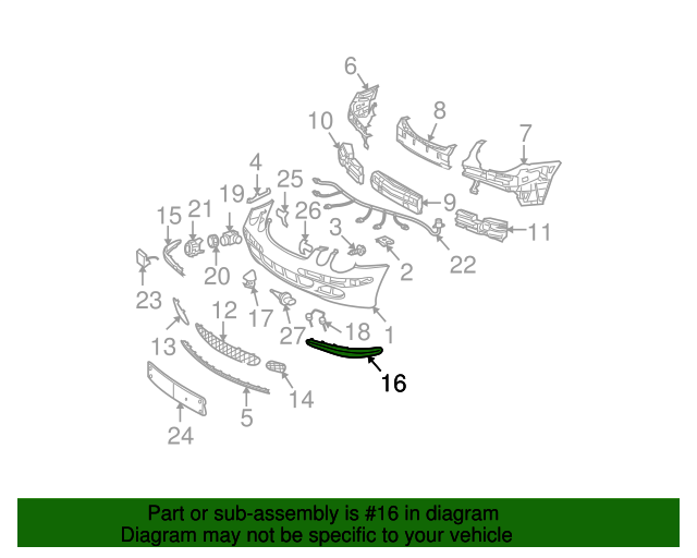 Molding - Part #211-880-07-12-9999 | Mercedes Parts Center