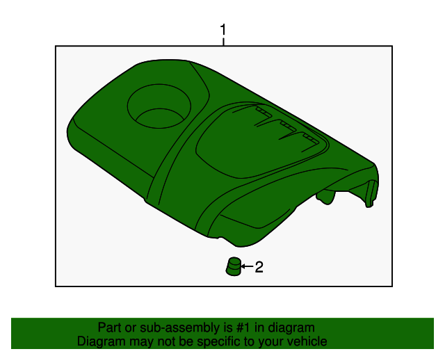 29240-2B150 - Engine Cover 2018-2019 Kia Rio | Kia.Parts Store