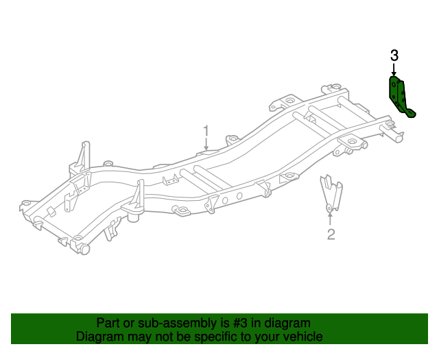 463-310-04-63 - Fuel Tank Strap Bracket 2002-2018 Mercedes-Benz ...