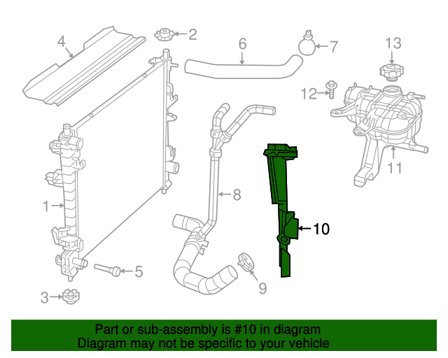 2019 Dodge Durango Air Baffle - Driver's Side (LH) 68235735AA ...