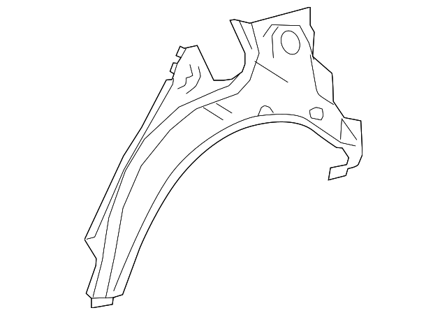 2013-2018 Toyota RAV4 Outer Wheelhouse 61632-0R030 | Toyota Parts Center