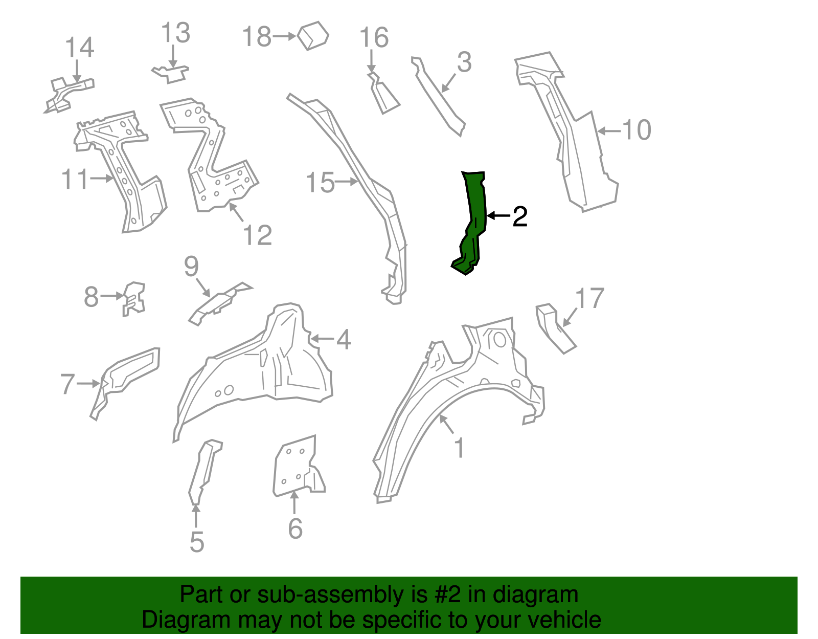 2013-2018 Toyota RAV4 Extension Panel 61626-0R030 | Retail Performance ...