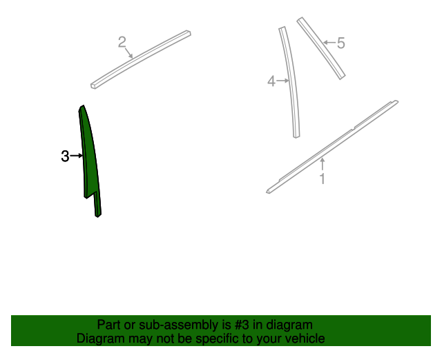 51227289652 - 2014-2018 BMW X5 Applique Panel (51-22-7-289-652) | BMW ...