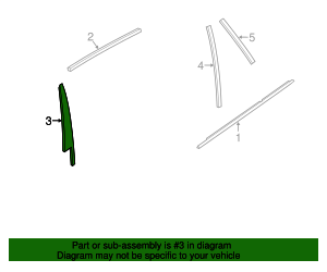 51227289652 - 2014-2018 BMW X5 Applique Panel (51-22-7-289-652) | BMW ...