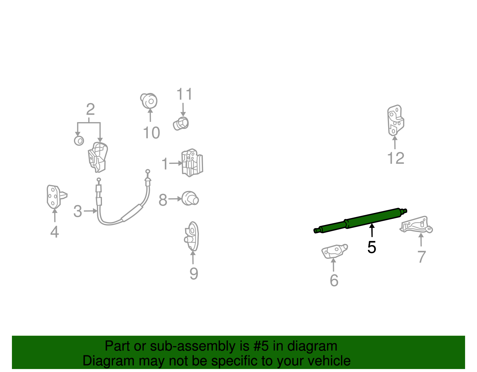 68650-09020 - 2014-2023 Lexus GX460 - Door Check | My L Parts
