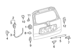 68650-09020 - Door Check 2014-2023 Lexus GX460 | AutoNationParts.com