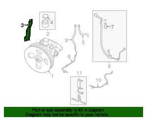 2016-2021 Nissan Reservoir Bracket 49190-9JJ0A | Ziegler Nissan of ...