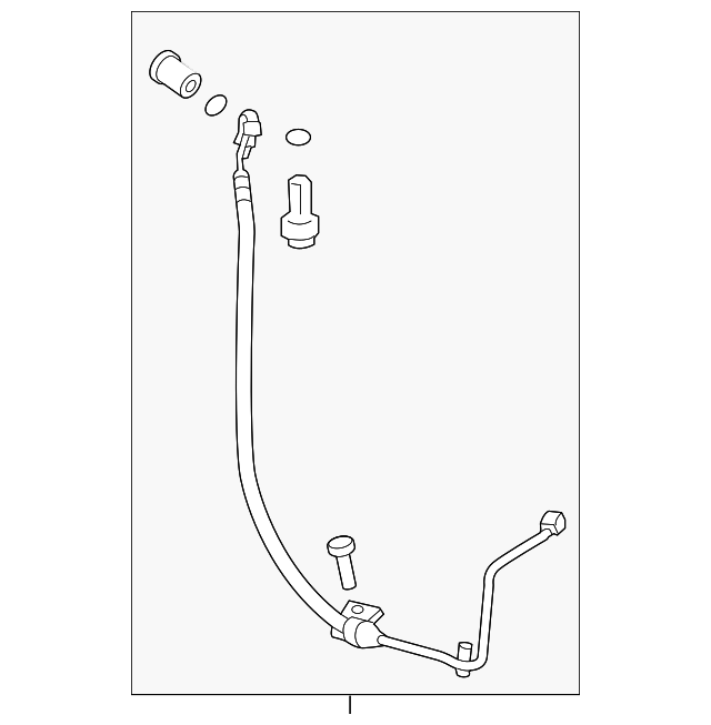 2016-2021 Nissan Pressure Hose 49720-9JJ0A | CMA's Colonial Nissan