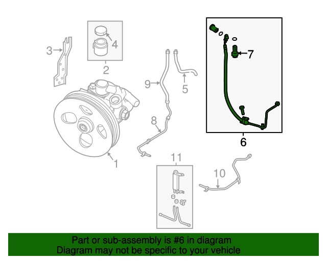 2016-2021 Nissan Pressure Hose 49720-9JJ0A | CMA's Colonial Nissan