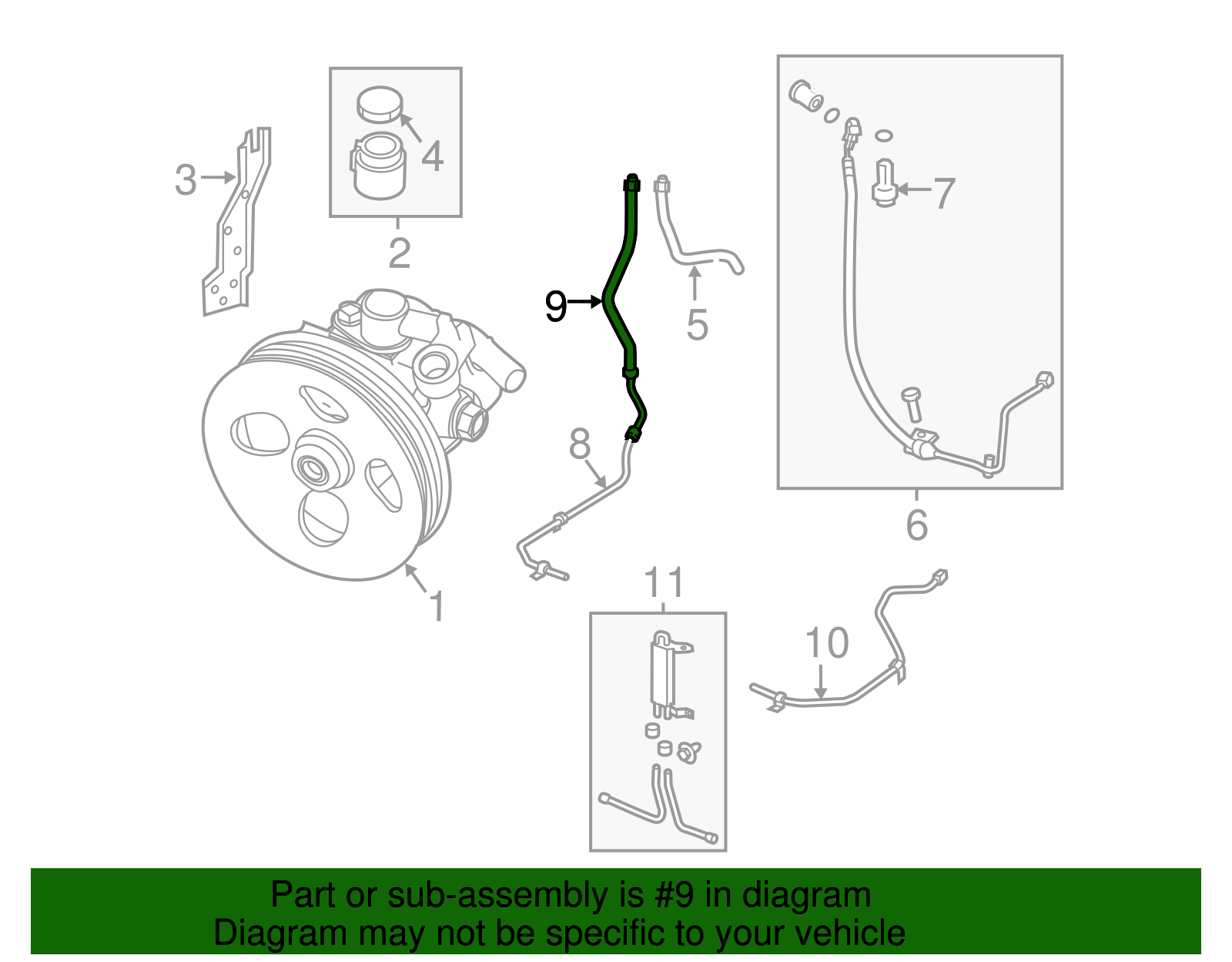 49725-9JJ0A - Return Hose 2016-2021 Nissan | Nissan Parts & Accessories ...
