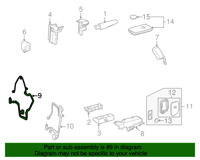 2008-2015 Lexus LX570 Harness 89746-60010 | OEM Parts Online