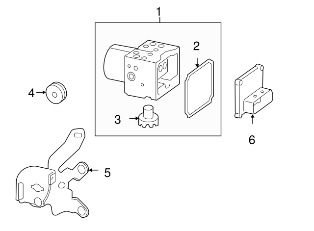 22801754 - Brake Pressure Modulator Valve 2012-2016 Chevrolet ...