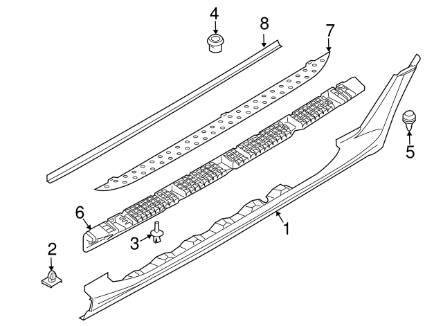 Genuine BMW 51-71-3-330-877 | Step Plate | FREE Shipping on Most Orders ...