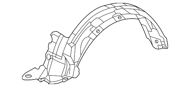 2001-2006 Toyota Fender Liner - PASSENGER SIDE 53875-0C020 | Toyota ...