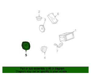 15886474 GM Rear Radio Speaker | GM Parts Store