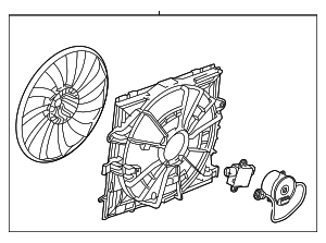 84001484 - Engine Cooling Fan Assembly 2013-2018 Cadillac | GMPartsNow
