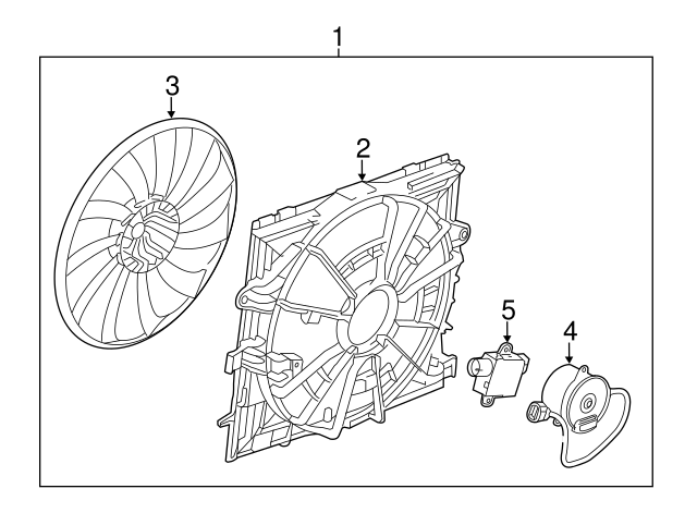 2013-2014 Cadillac ATS Fan Control Module 22761222 | Auto Parts Express