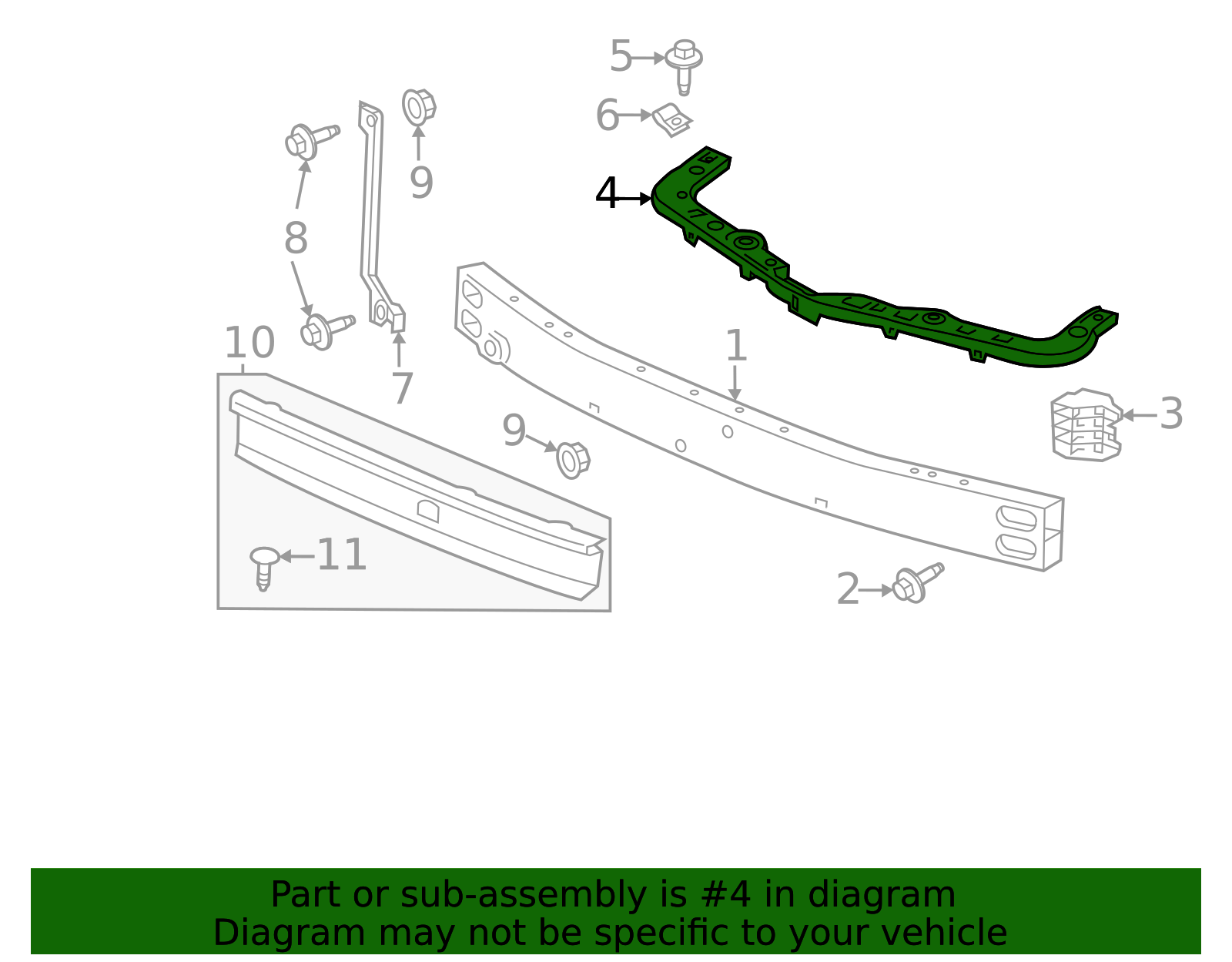 2022-2024 Chevrolet Equinox Support 85153593 GM | GMPartsDirect.com
