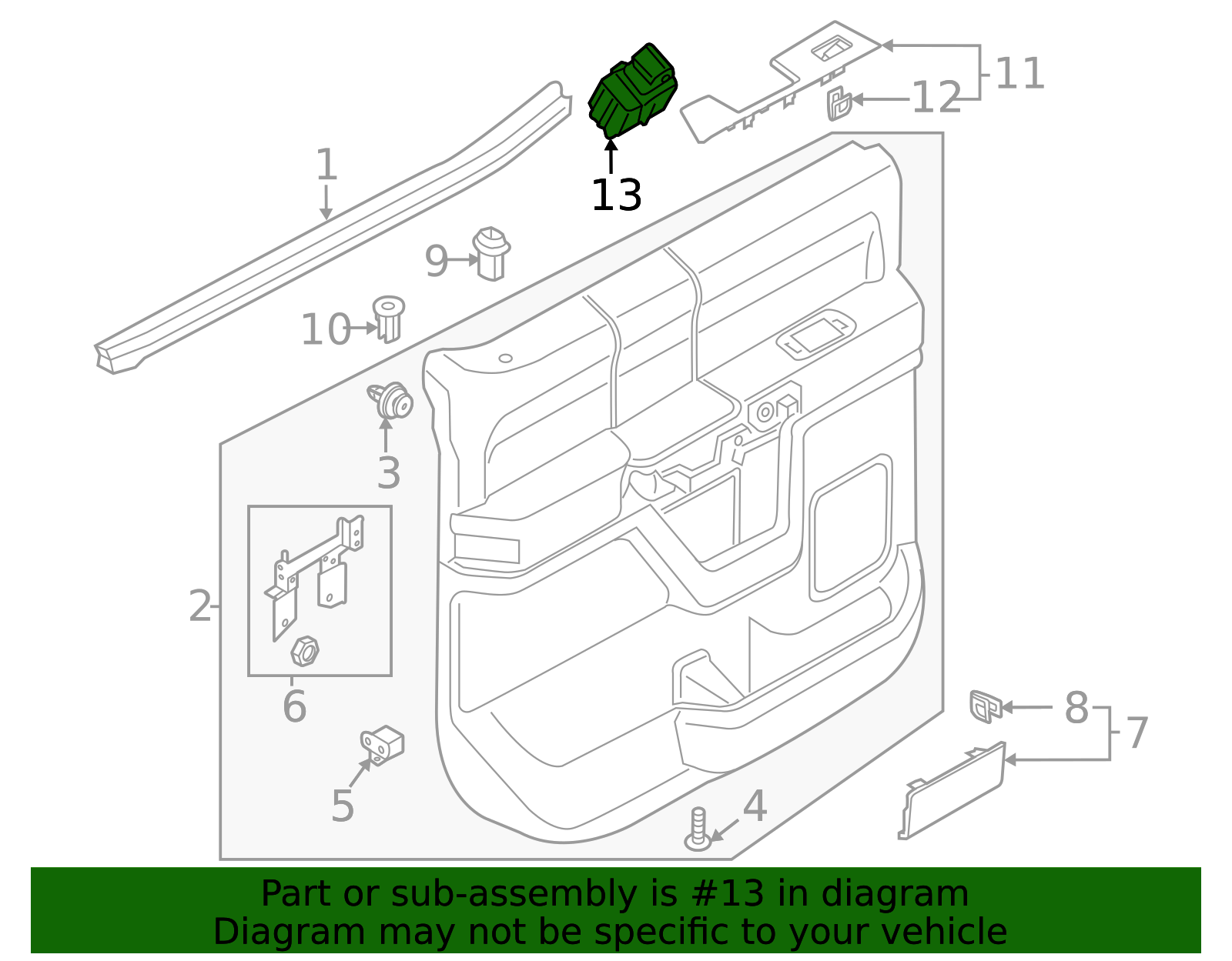 ML3Z-14529-BC - Window Switch 2021-2025 Ford | Big 3 Auto Parts