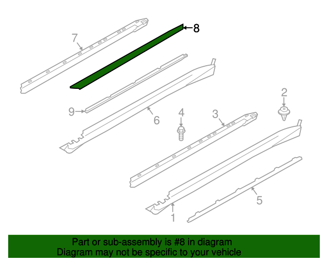 51777294386 - 2014-2018 BMW X5 Step Pad (51-77-7-294-386) | BMW of ...