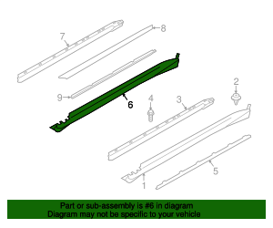 2014-2018 BMW X5 Running Board 51-77-7-294-380 | AutoNationParts.com