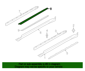 51777294386 - 2014-2018 BMW X5 Step Pad (51-77-7-294-386) | BMW of ...