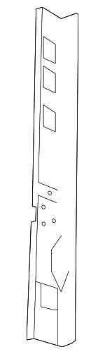 906-630-00-10 - Inner Center Pillar 2010-2021 Mercedes-Benz | Mercedes ...