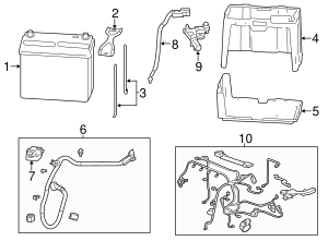 2012-2015 Honda Civic Engine Wiring Harness 32110-RW0-A00 | OEM Parts ...