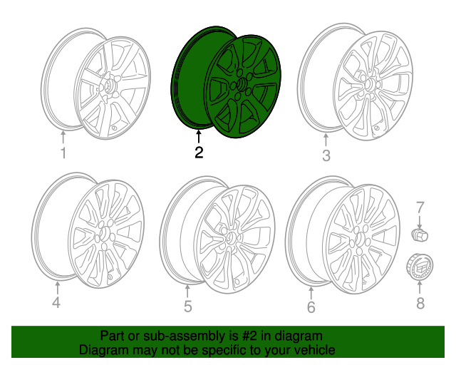 2013-2016 Cadillac ATS Wheel 22921891 | TascaParts.com