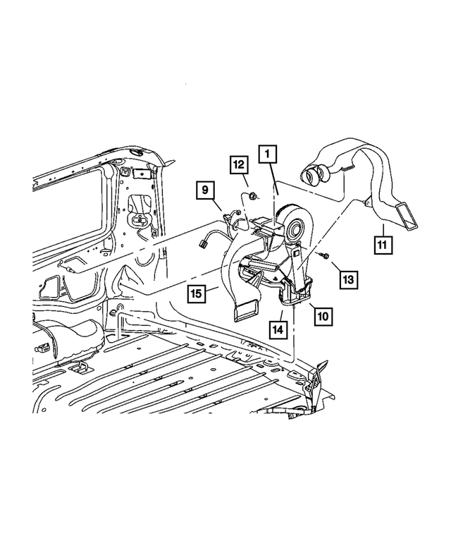 MOPAR GENUINE A C AND HEATER UNIT SEAL KIT - 68018350AC - 68018350AC ...