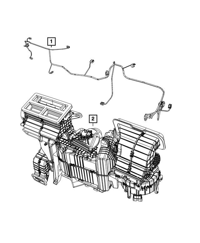 2019-2024 Ram A/C And Heater Wiring 68442373AA | My Mopar Parts