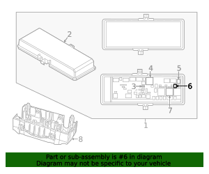 2011-2024 Mopar Relay 68100734AA | Mopar Parts Canada