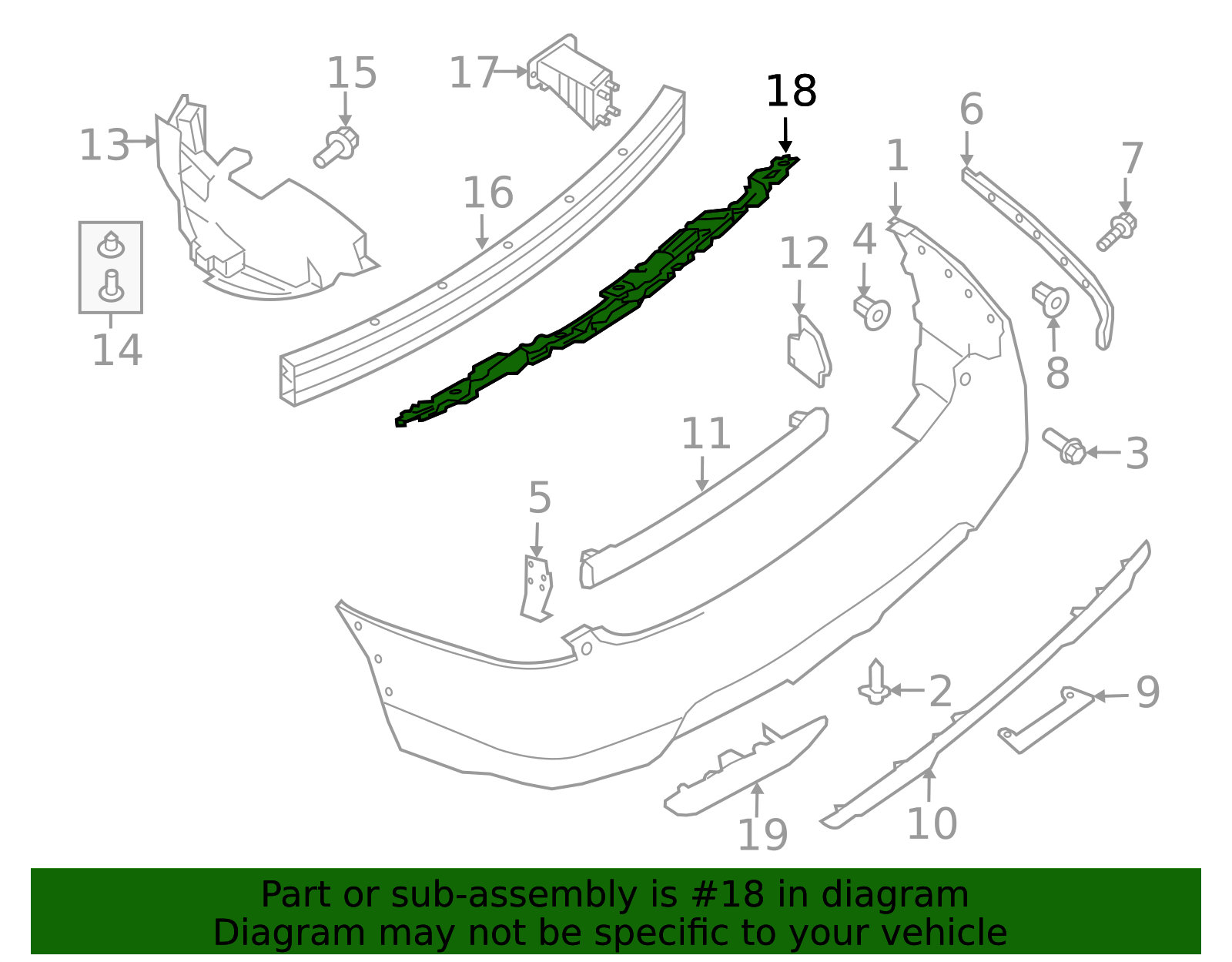 85040-6FL0A - 2017-2020 Nissan Rogue - Bracket | Anicra Nissan Parts