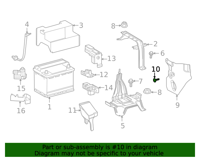 2021-2023 Toyota Sienna Insulator Clip 90467-A0001-C1 | Toyota Parts