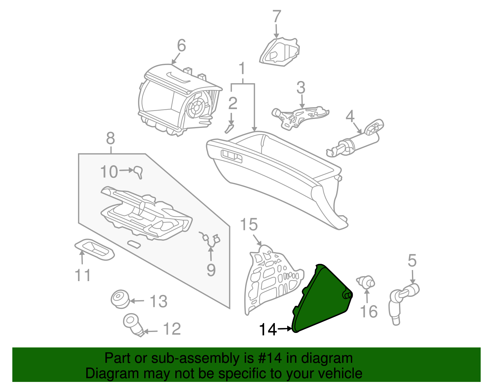 77286-SDA-A00ZB - Lower Cover 2003-2007 Honda Accord | Honda Parts Online