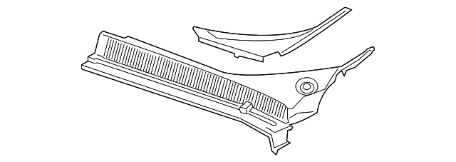 2016-2019 Chevrolet Volt Driver Side Air Inlet Grille Panel 84228706 ...